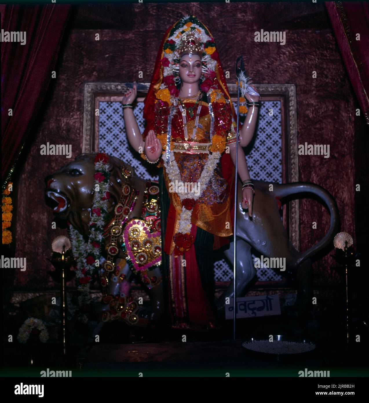 Goddess, Mataji, Shakti Swaroopa, Durga, Amba Stock Photo - Alamy