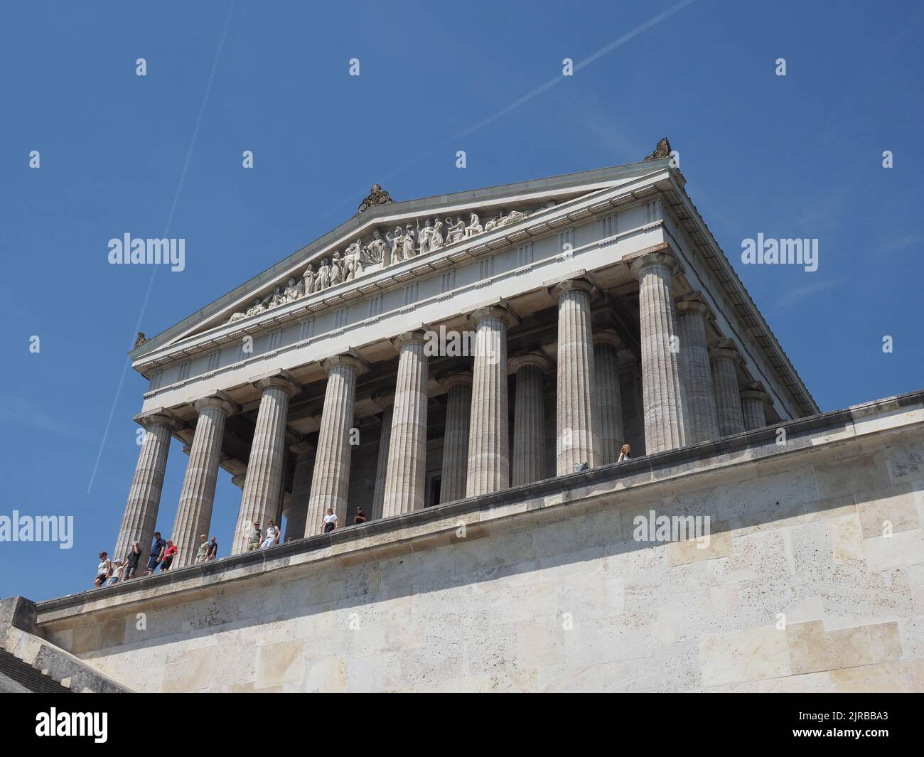 DONAUSTAUF, GERMANY - CIRCA JUNE 2022: Walhalla hall of fame temple ...