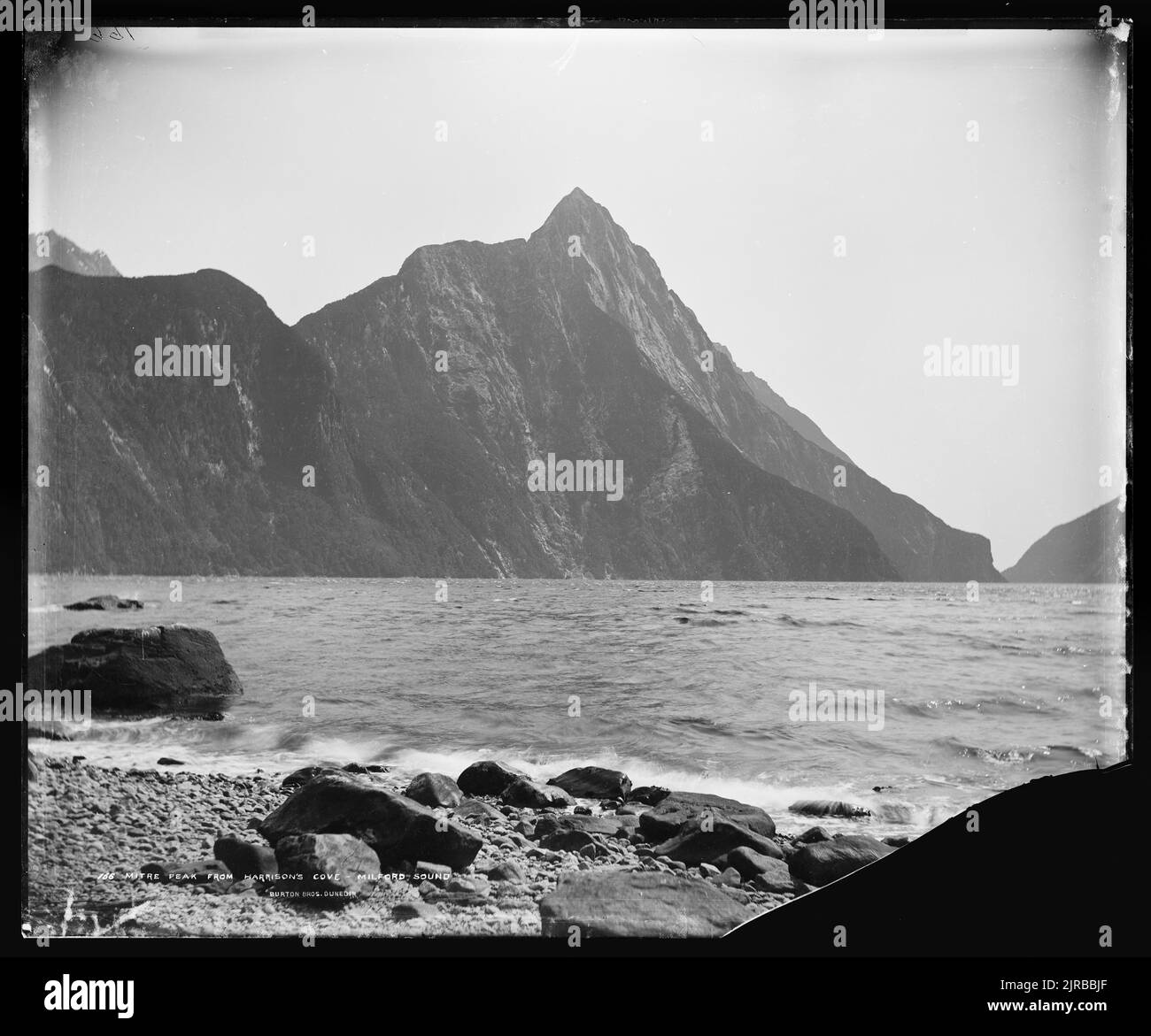 Milford sound harrisons cove hi-res stock photography and images - Alamy