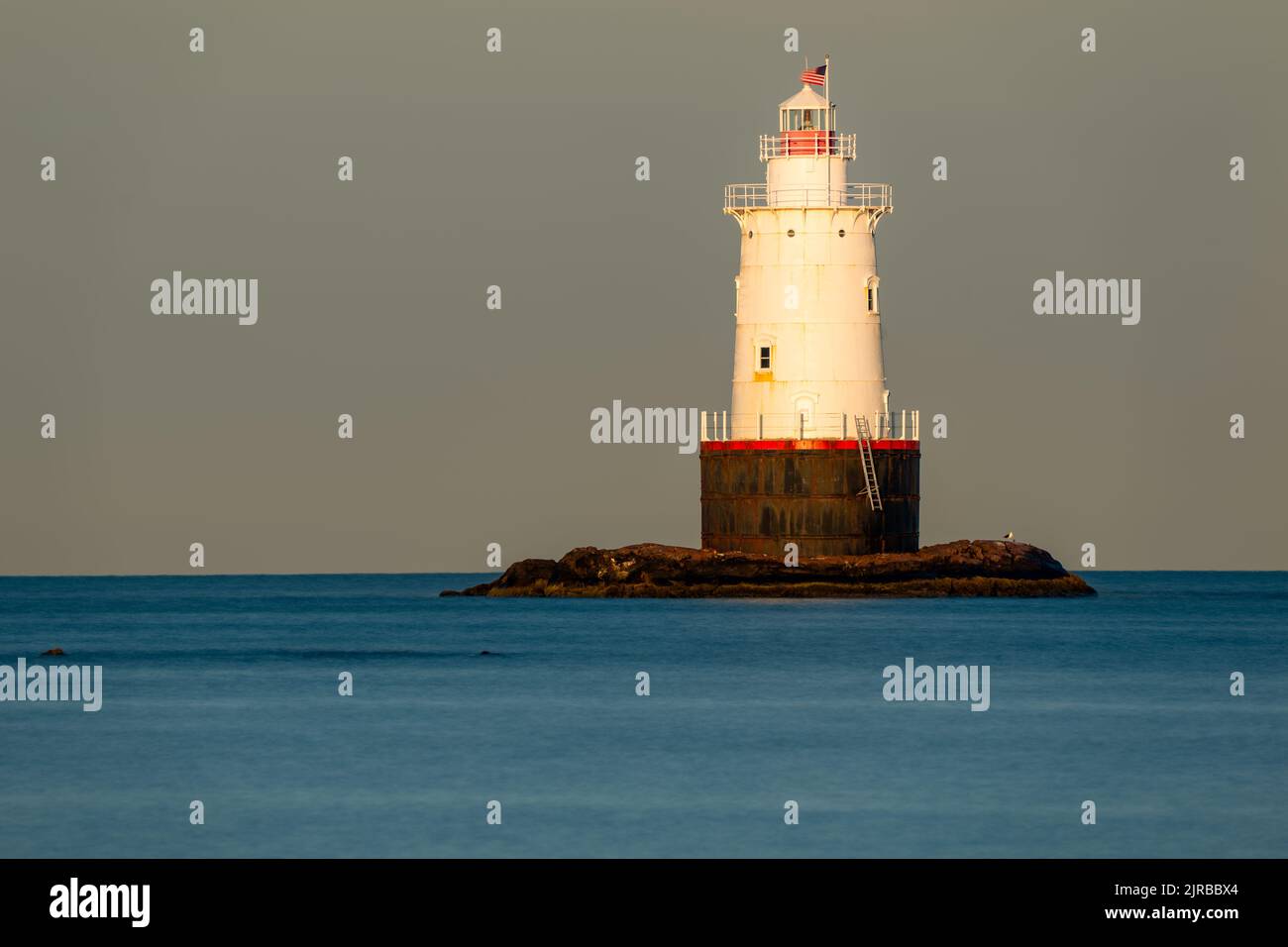 07-10-2022 - Little Compton, RI USA - Early morning image of the ...