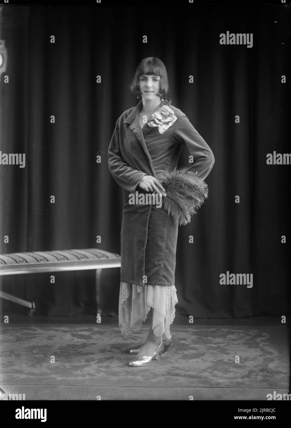 Miss M Burns coupon, circa 1920, Wellington, by Berry & Co Stock Photo ...