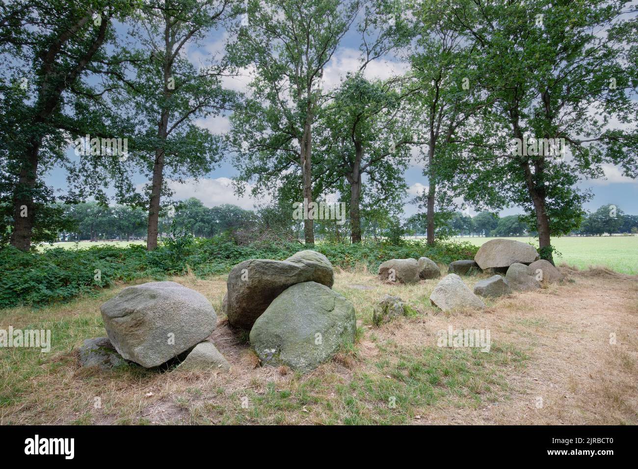 Dolmen D51, Noord-Sleen municipality of Coevorden in the Dutch province ...