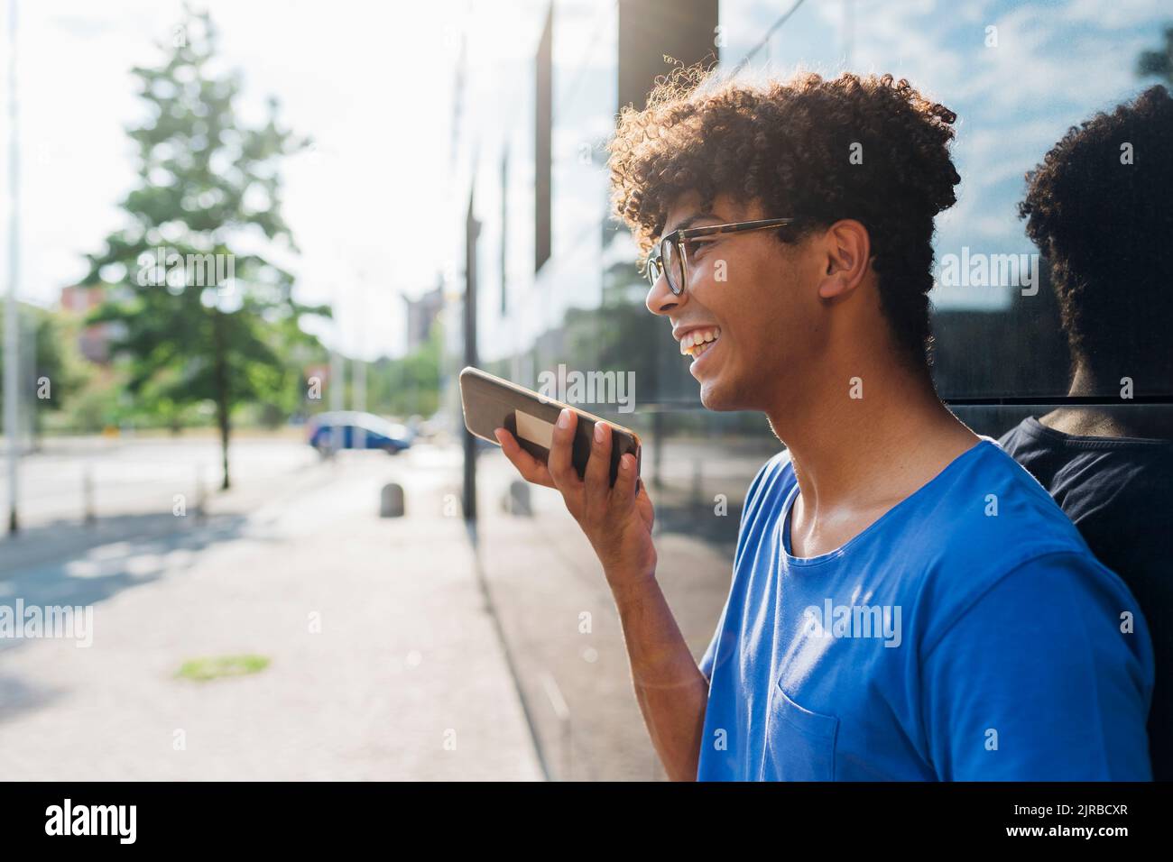 Man using loudspeaker hi-res stock photography and images - Alamy