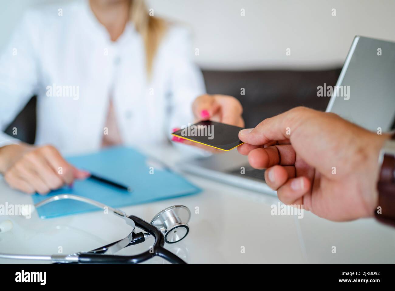 Health card practice hi-res stock photography and images - Alamy