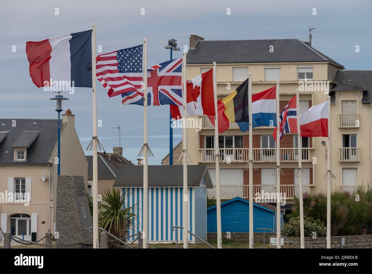 Flags of the Allies of the Second World War Stock Photo - Alamy