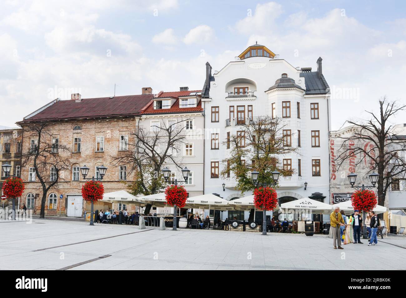 The Main Market Square in Bielsko Biala, Poland Stock Photo - Alamy