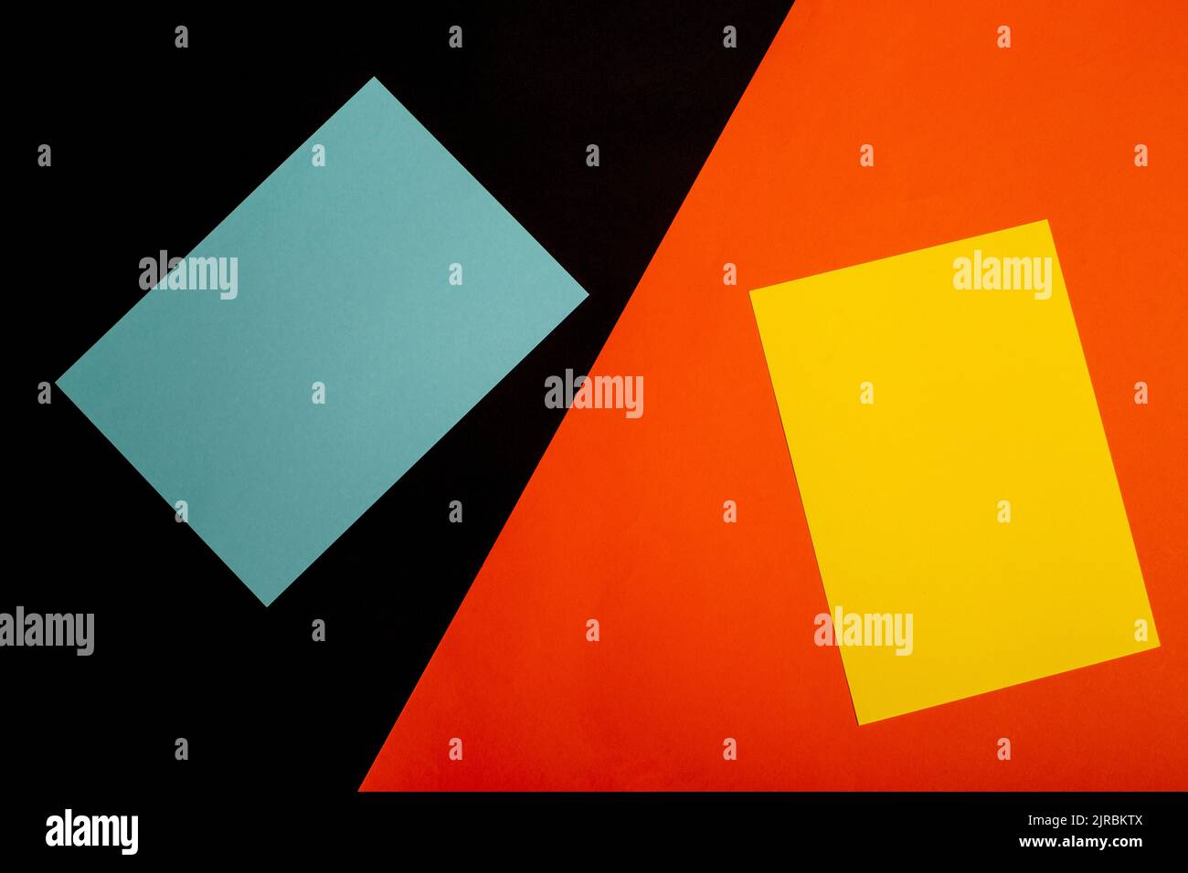 Abstract background of sheets of colored paper, for decoration, for ...