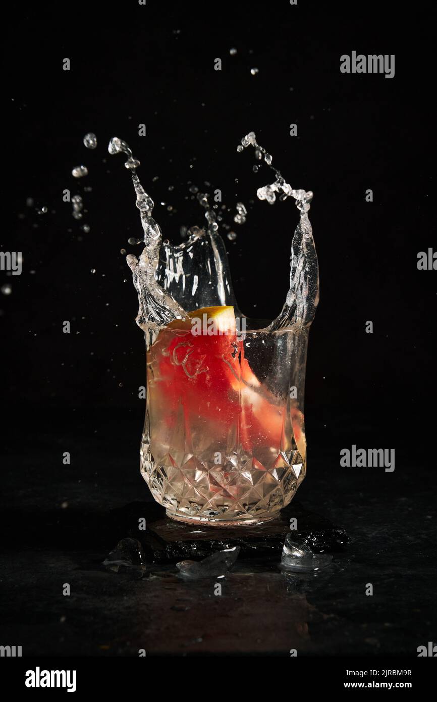 Beautiful glass liquid drops hi-res stock photography and images - Alamy