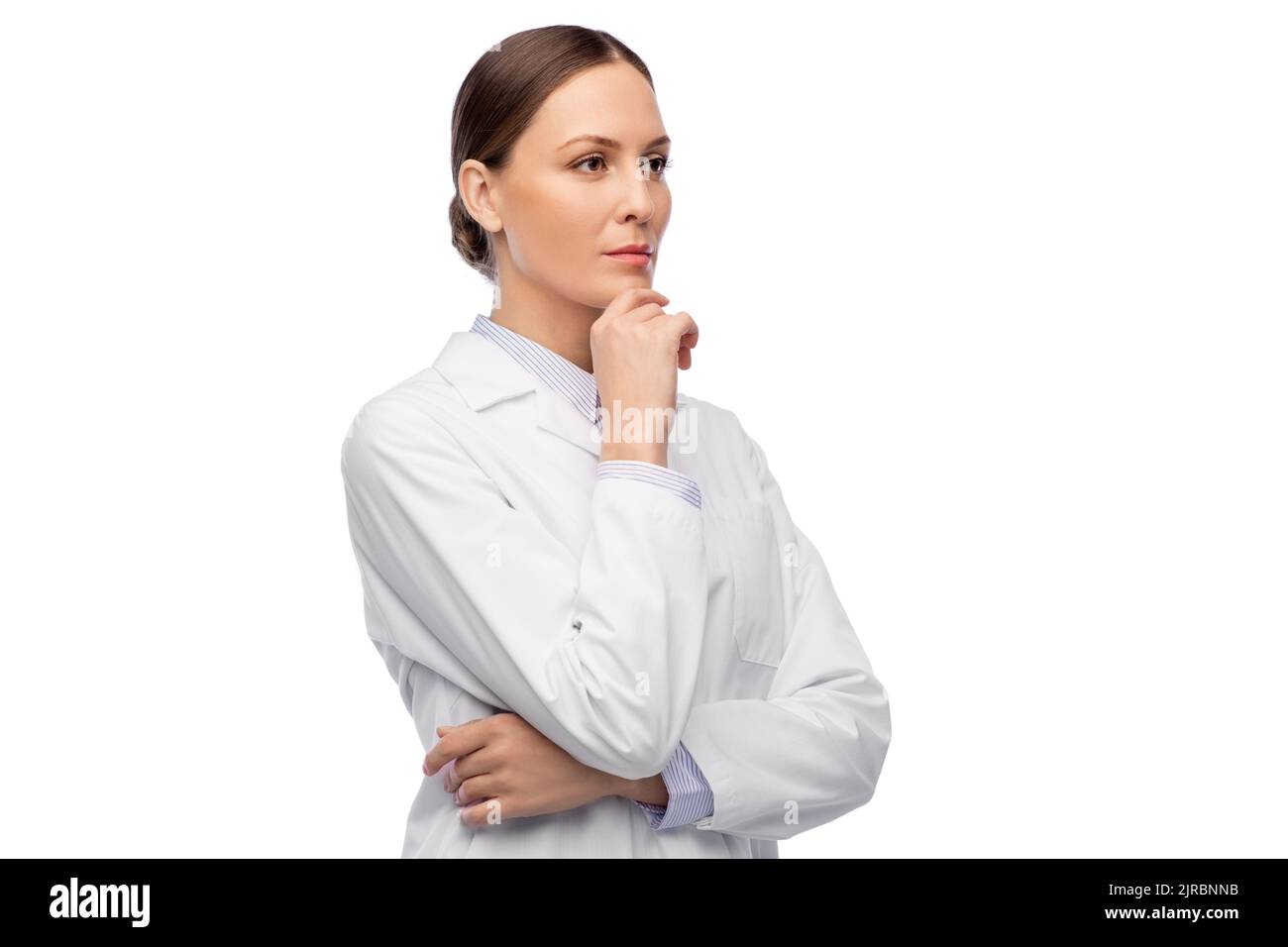 Medical concept thinking nurse hi-res stock photography and images - Alamy