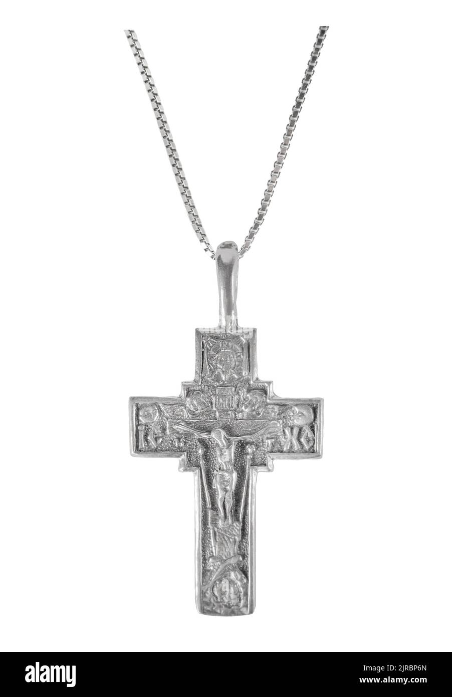 Face jesus crucified on cross Cut Out Stock Images & Pictures - Alamy