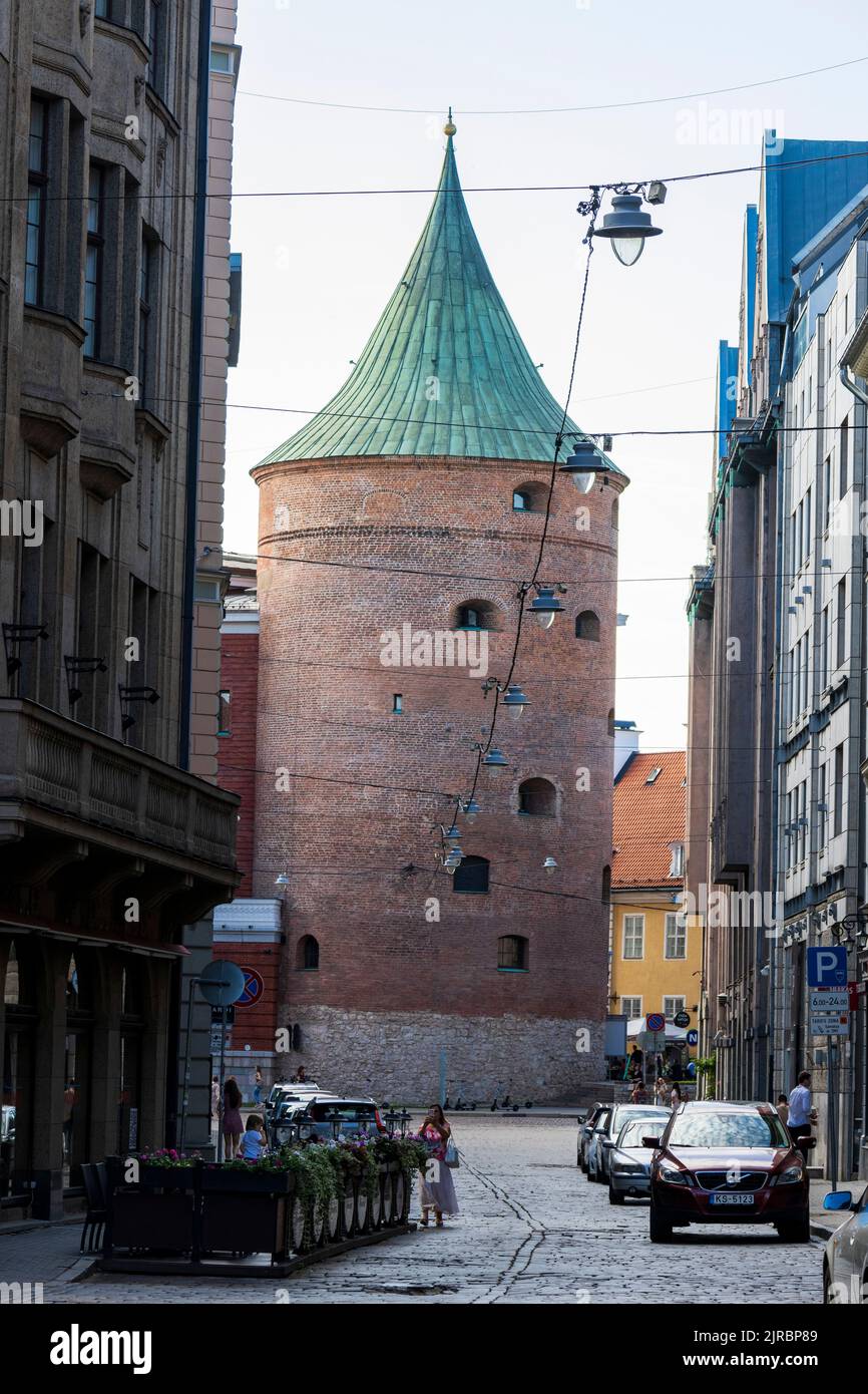 Powder Tower, Riga, Latvia, The Baltics, Europe Stock Photo - Alamy