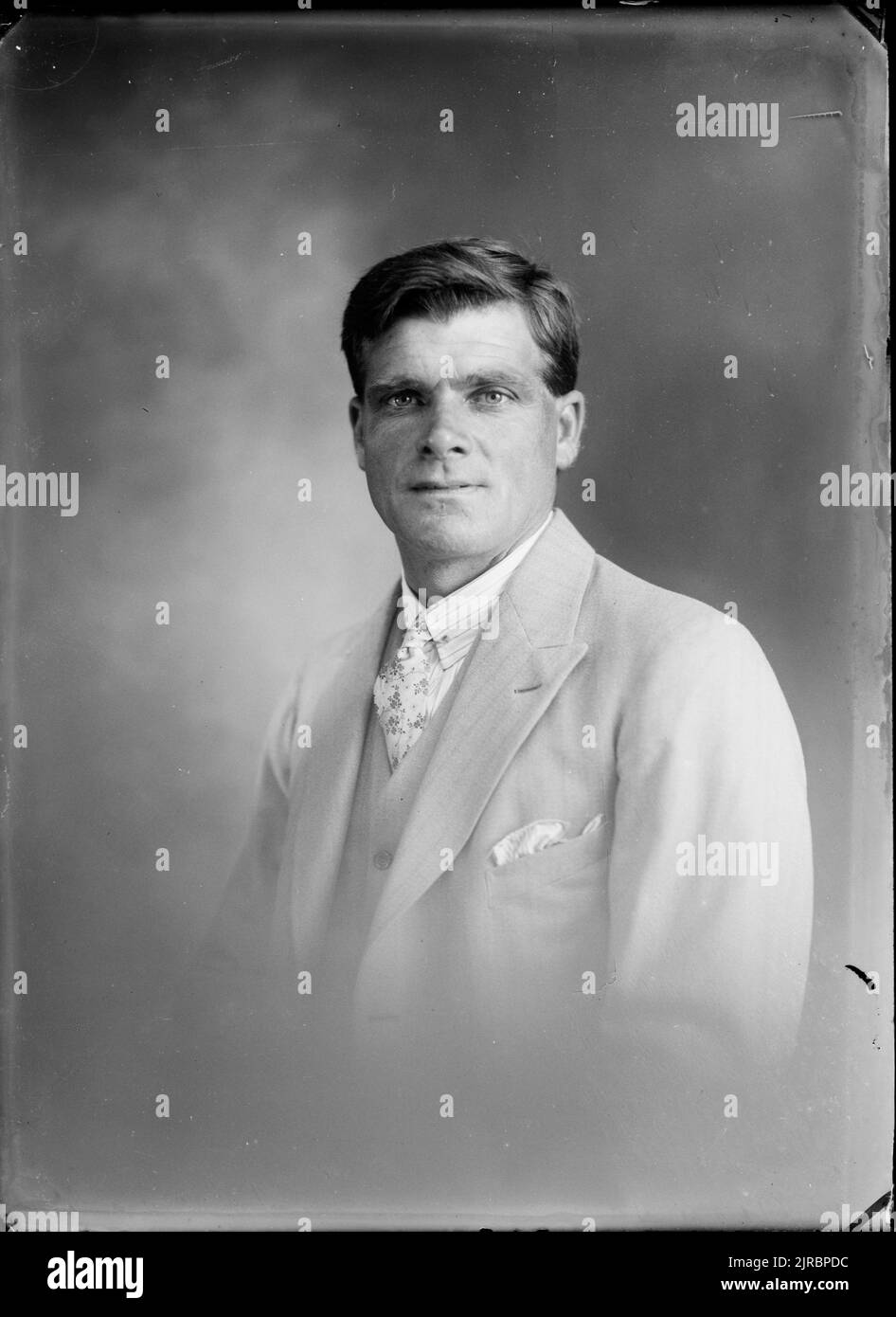 Portrait of an unidentified man, circa 1920, Wellington, by Berry & Co ...