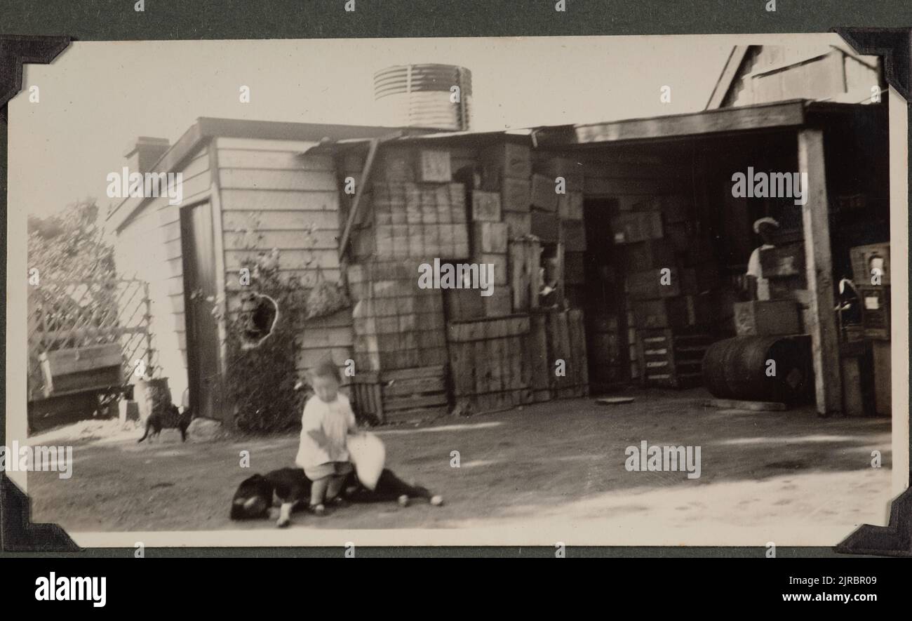 Brian Brake and John (Jack) Brake, Brian Brake's adoptive father, circa ...