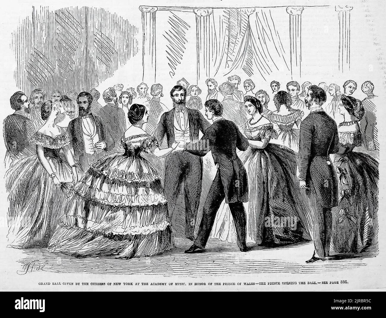 Grand ball given by the citizens of New York at the Academy of Music ...