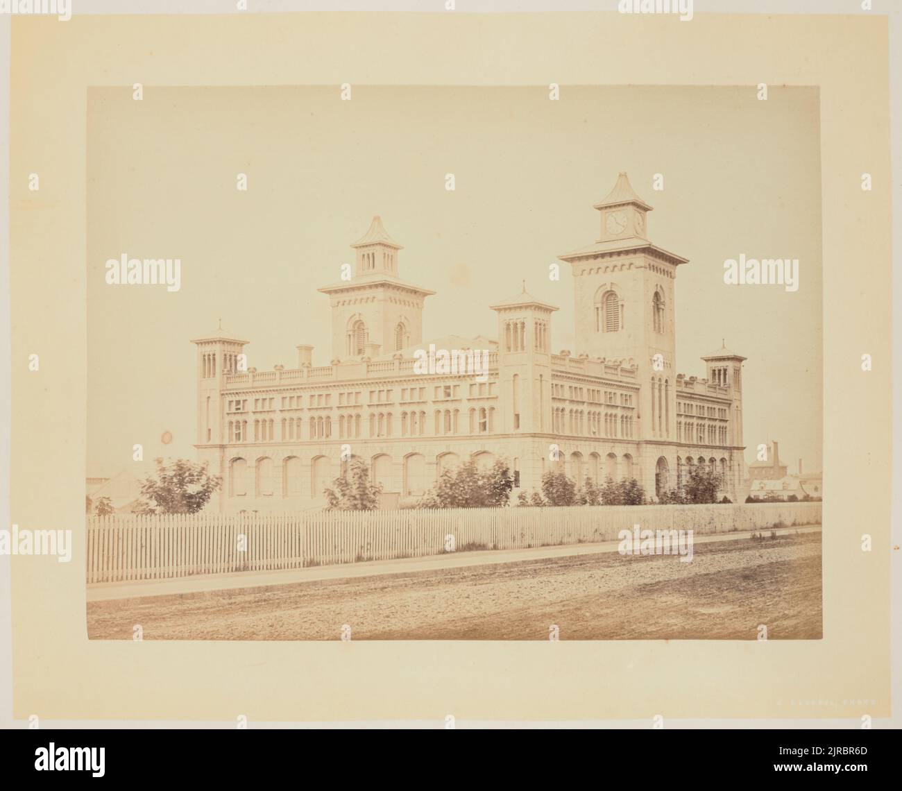 The Hospital, Dunedin, 1873-1891, Dunedin, by Herbert Deveril Stock ...