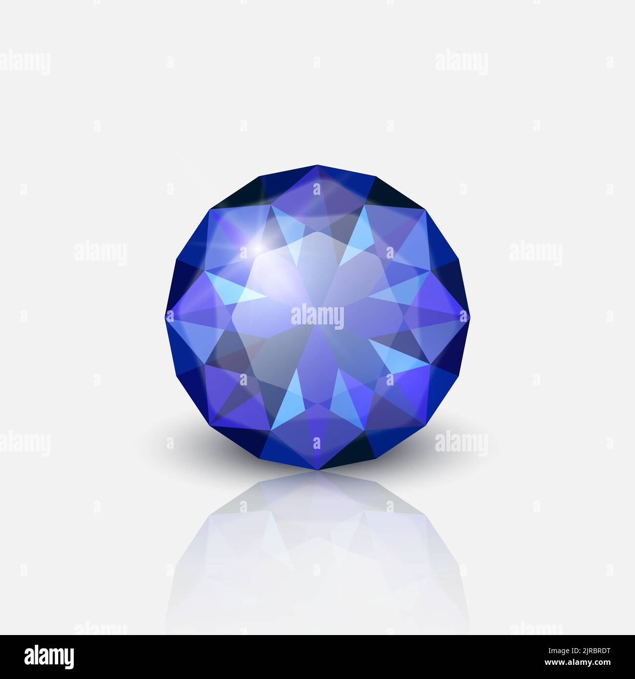 Vector 3d Realistic Transparent Gemstone, Diamond, Crystal, Rhinestone ...