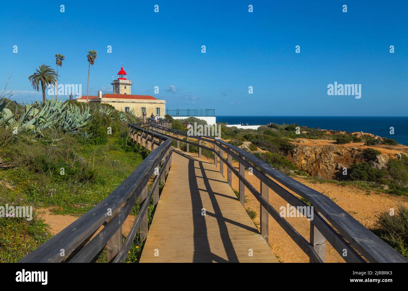 LAGOS, PORTUGAL - June 10, 2022 - View of the lighthouse in Ponta da ...