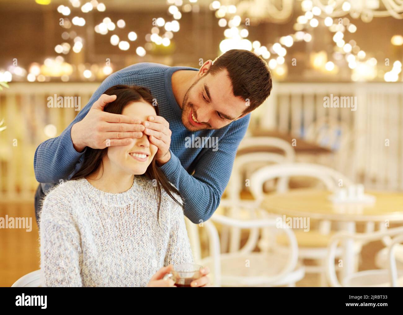 Cafe couple tea hi-res stock photography and images - Alamy