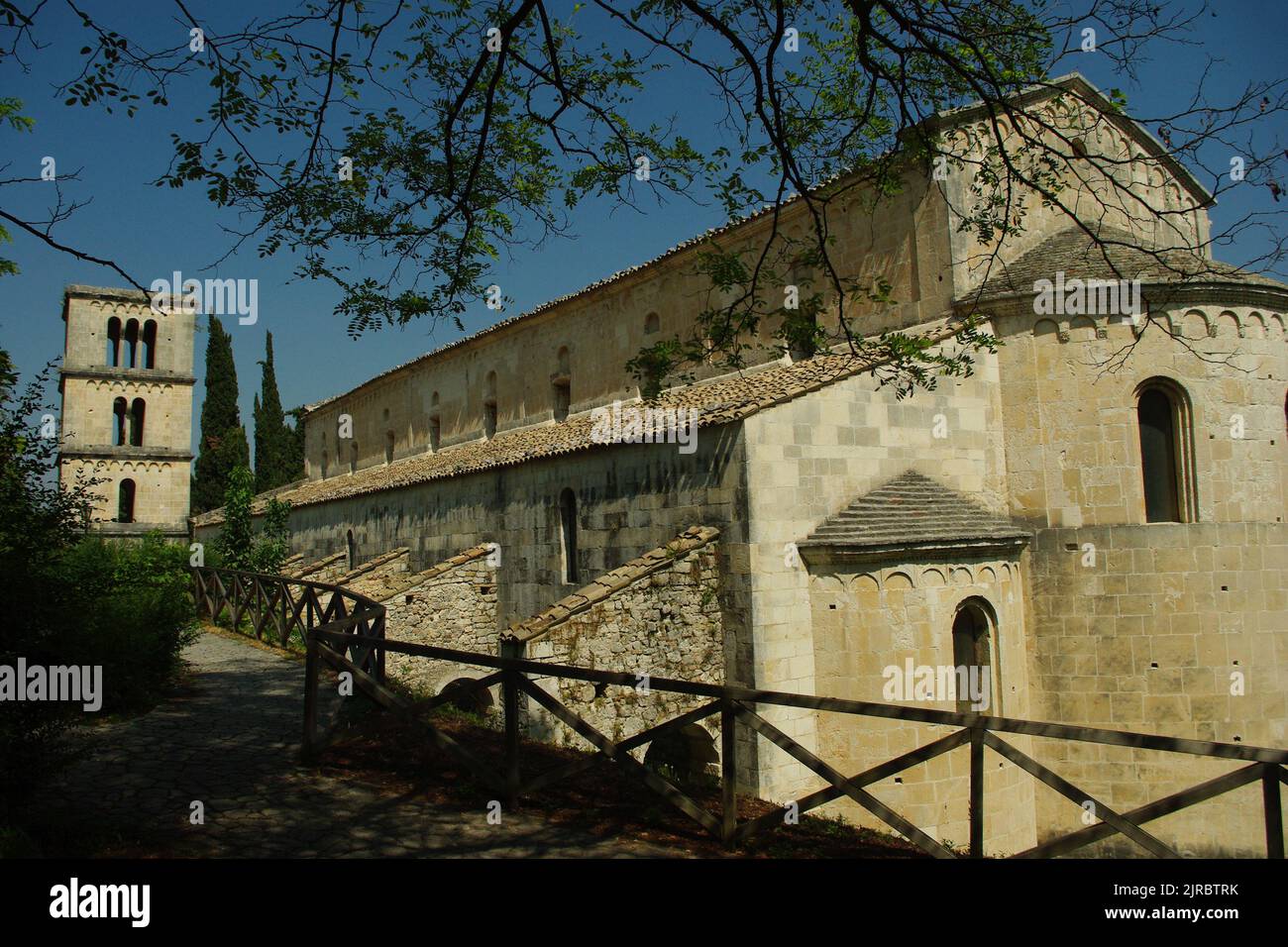 Abbey of San Liberatore in Maiella -Serramonacesca - Abruzzo Stock ...