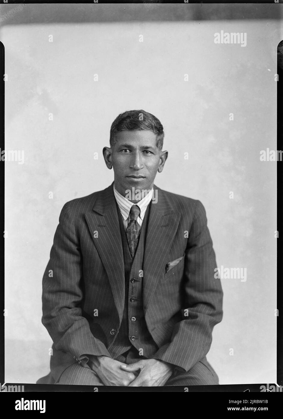 Morar Ranchod (1886-1965), circa 1935, Wellington, by Cuba Photographic ...