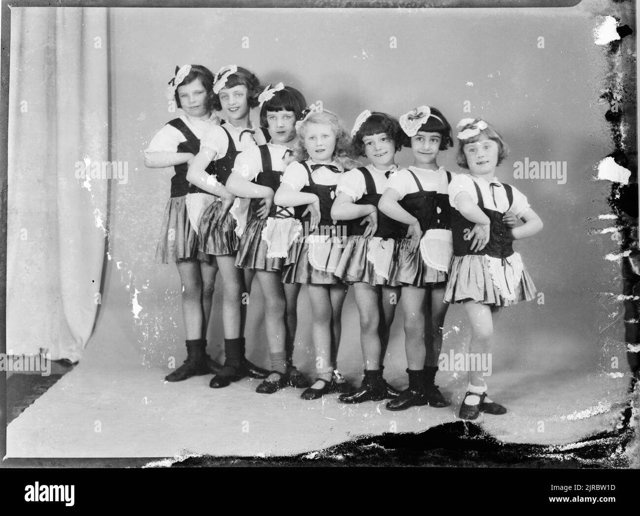 Children's dance tableau, 1930s, Wellington, by Cuba Photographic ...