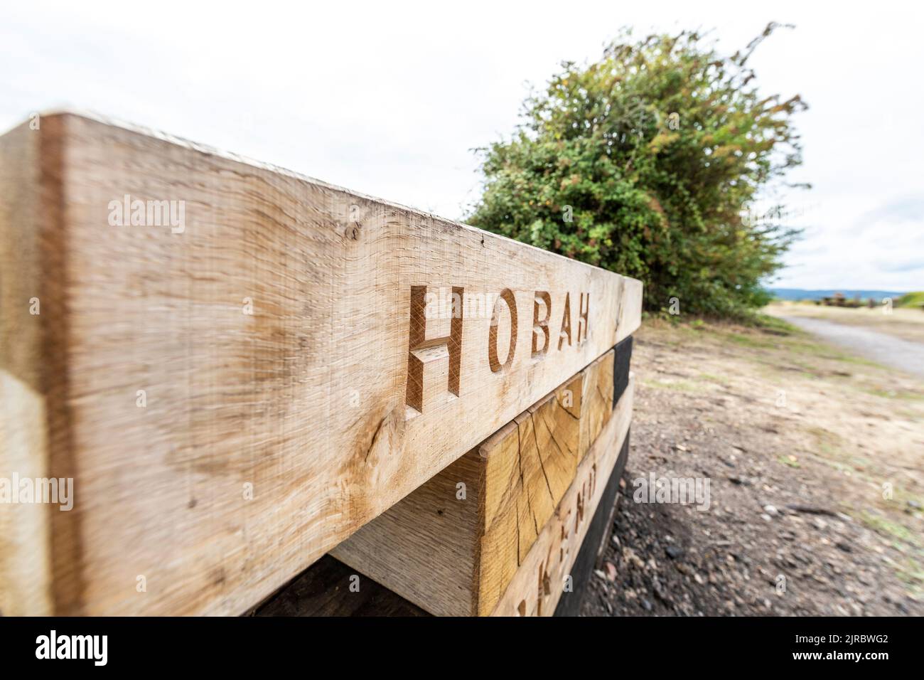Lydney Harbour Art trail. Gloucestershire. UK Stock Photo - Alamy