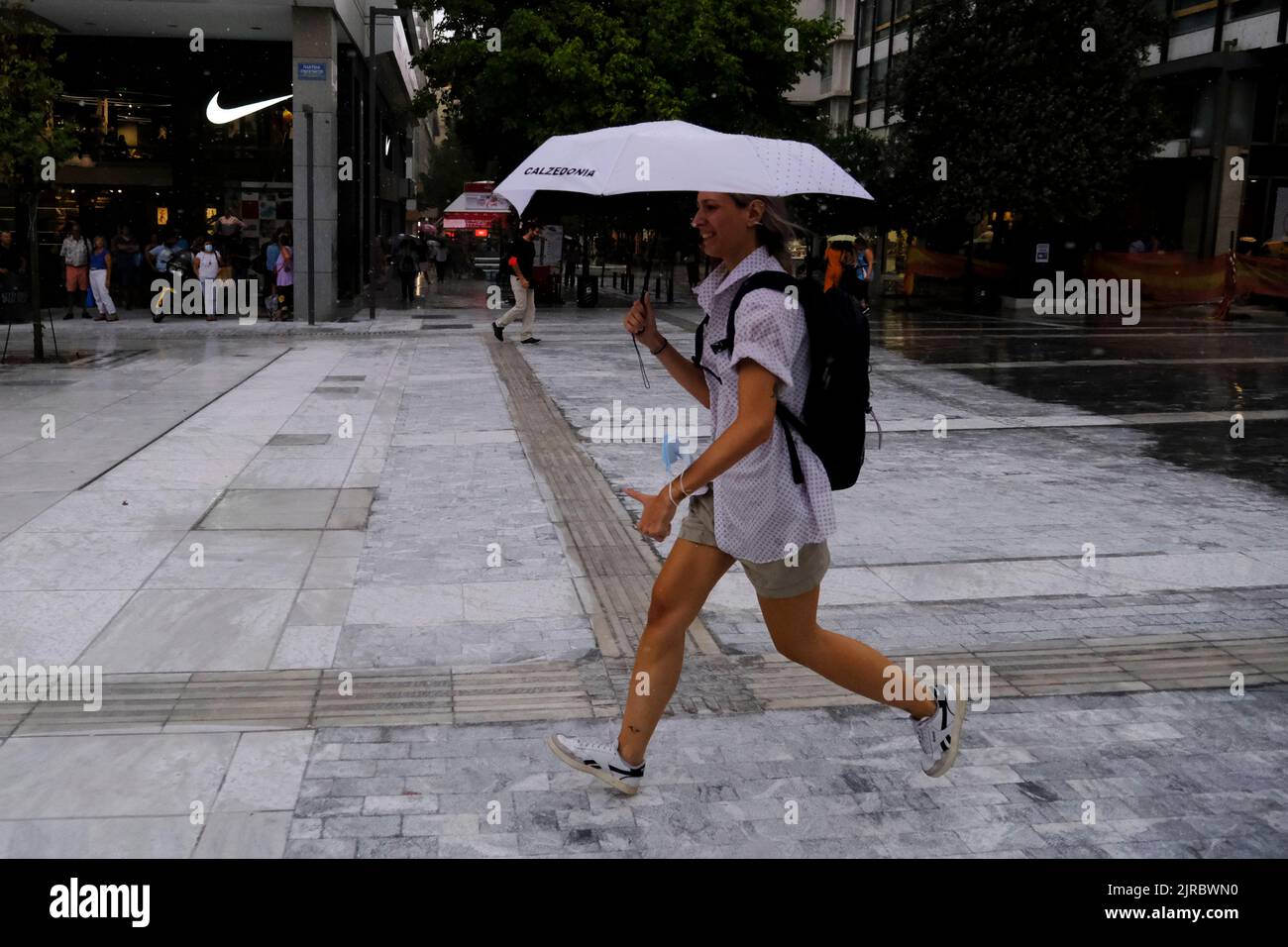 Rain fall in athens hi-res stock photography and images - Alamy
