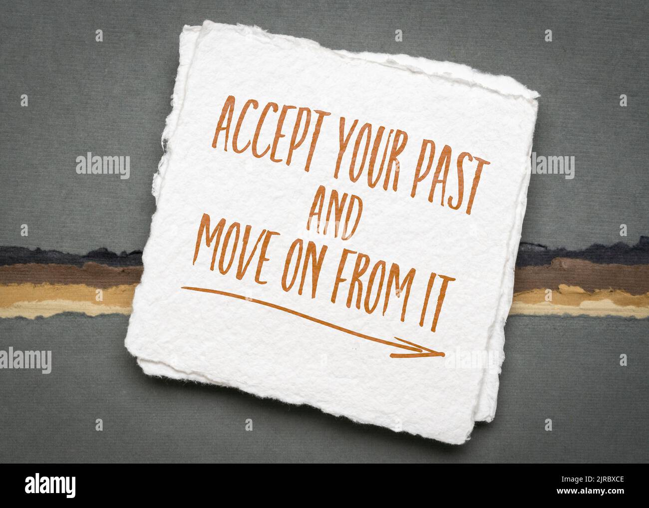 accept your past and move on from it, inspirational note, personal ...