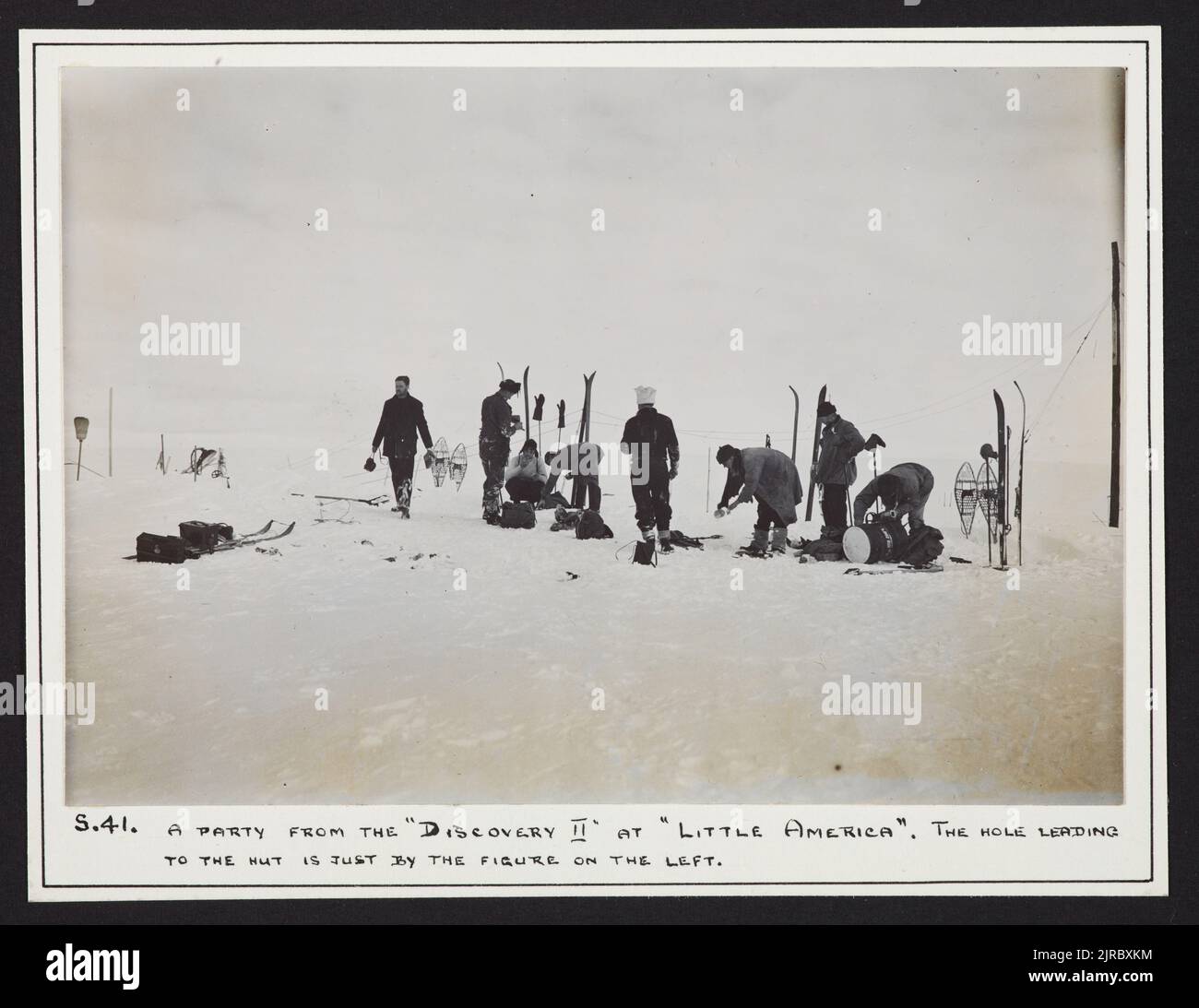 A party from Discovery II at Little America., 1935-1936, Melbourne, by ...