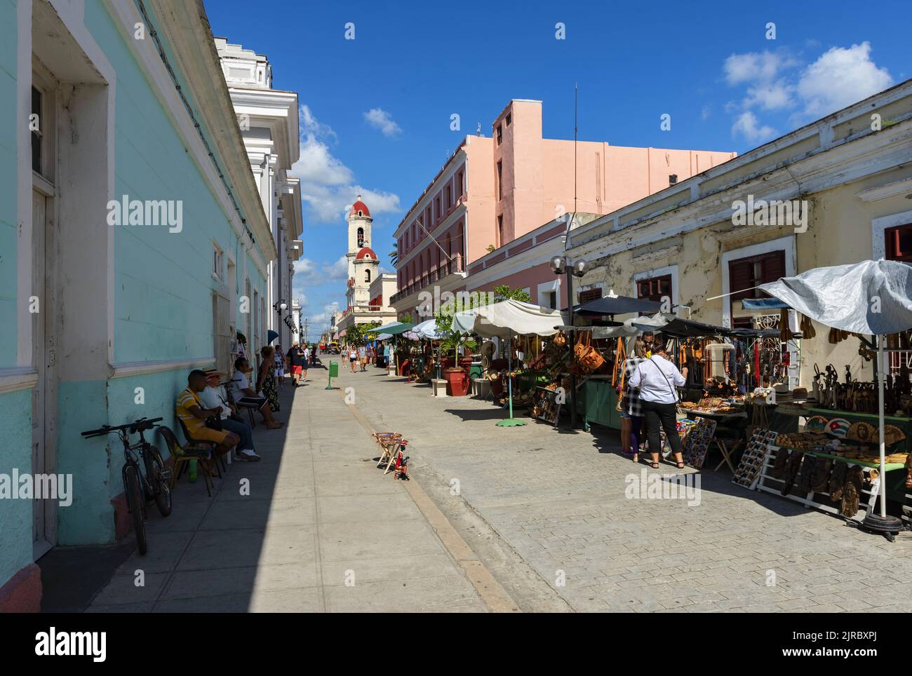 Street market in Cienfuegos, Cuba Stock Photo - Alamy