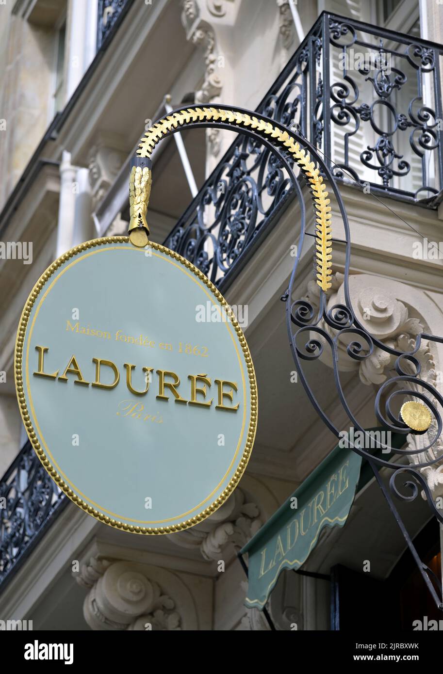 The Maison Laduree near Place Madeleine, Paris FR Stock Photo - Alamy