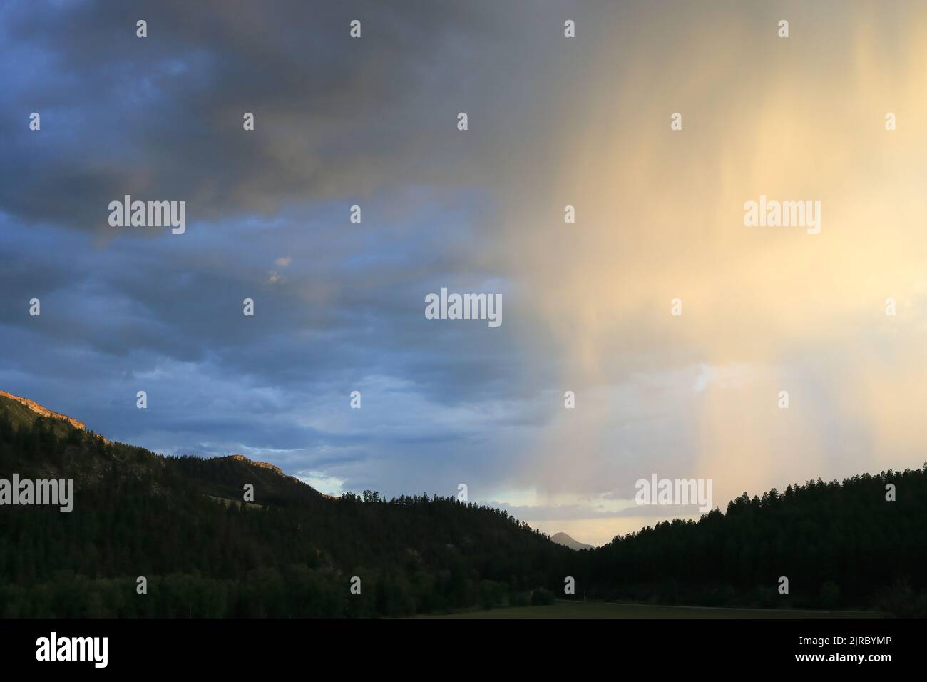 Dusky skies over southern Colorado Stock Photo - Alamy
