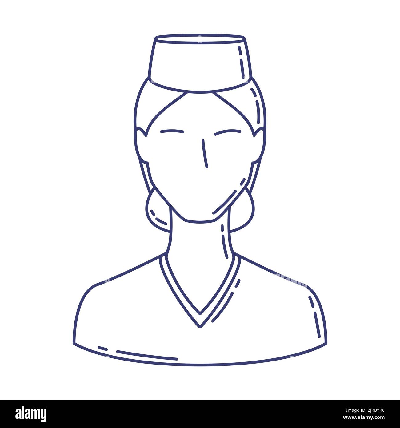 Illustration of nurse. Medical and healthcare avatar Stock Vector Image ...