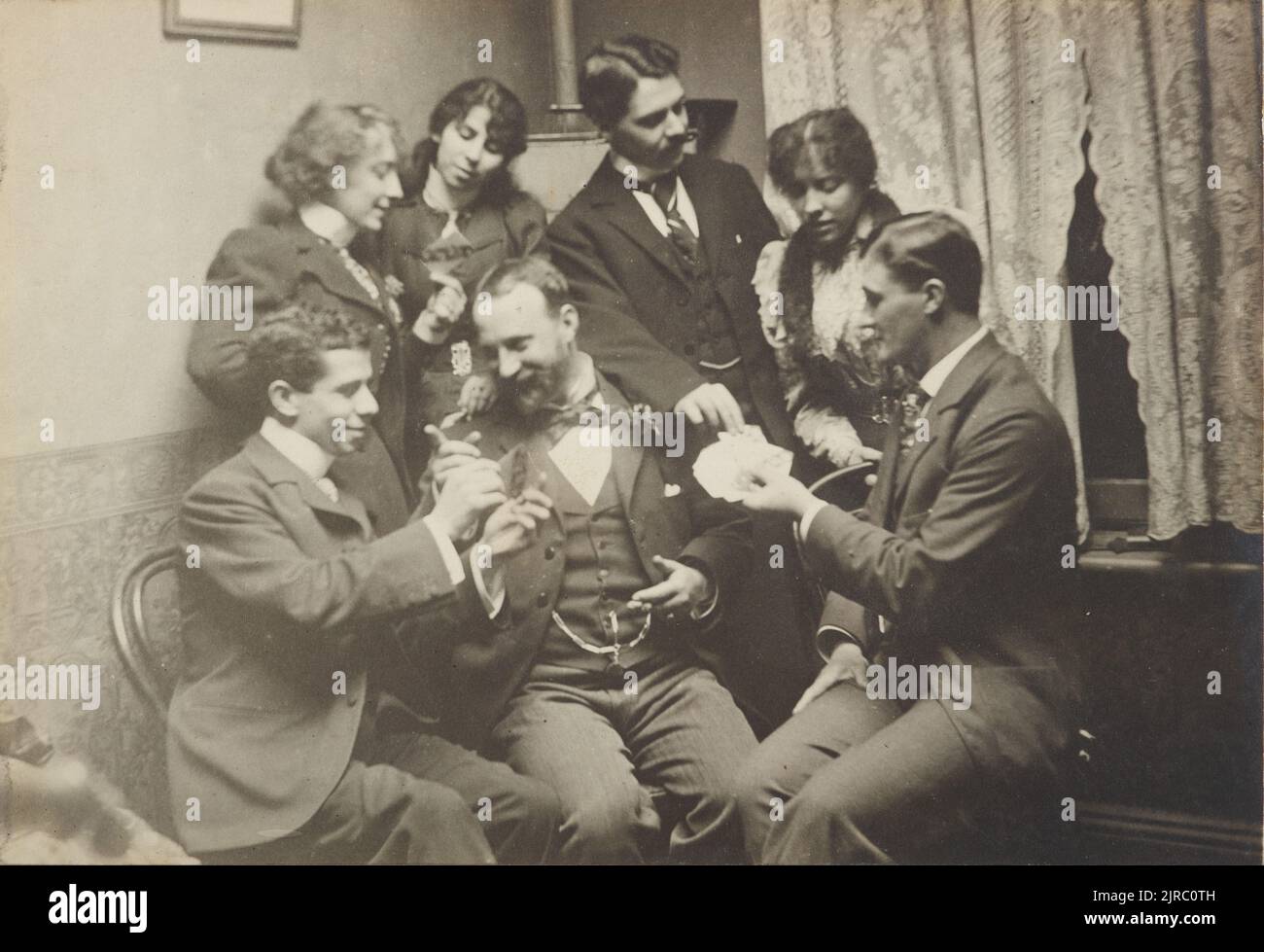Group portrait. From the album: Photographs, circa 1900-1901 ...