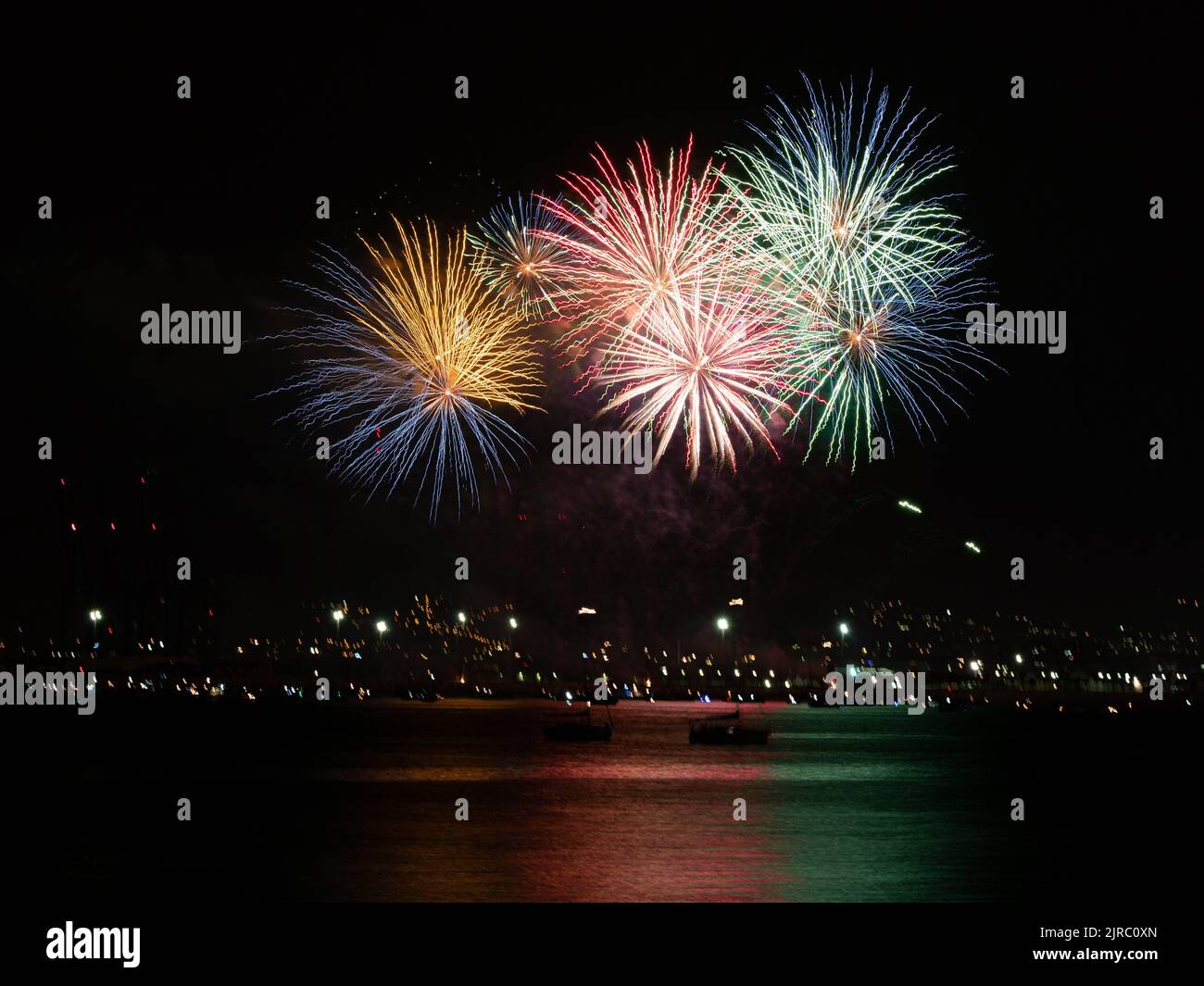 Feria de malaga fireworks hi-res stock photography and images - Alamy