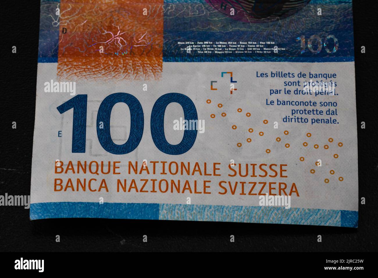 Swiss Franc currency. Europe inflation, CHF money Stock Photo - Alamy