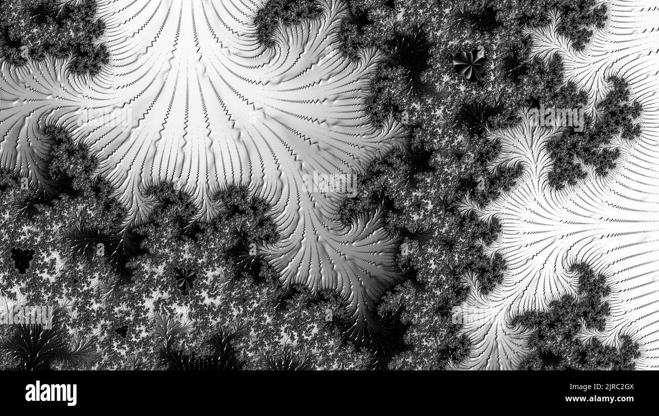 Abstract Computer generated Fractal design. A fractal is a never-ending ...