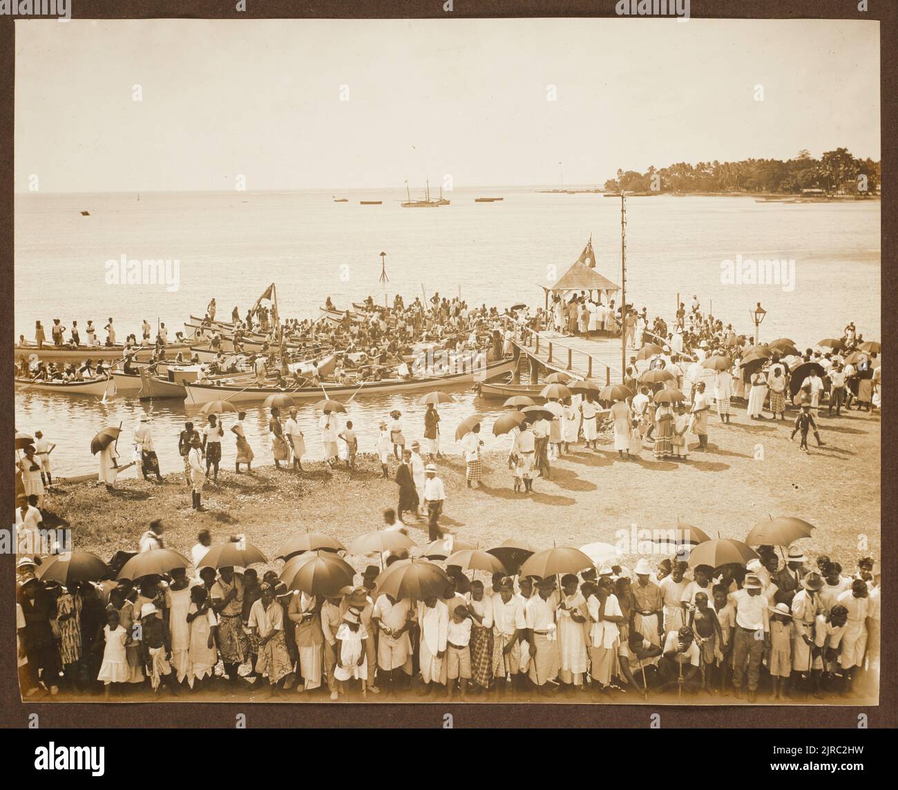 Celebration on apia waterfront from the album hi-res stock photography ...