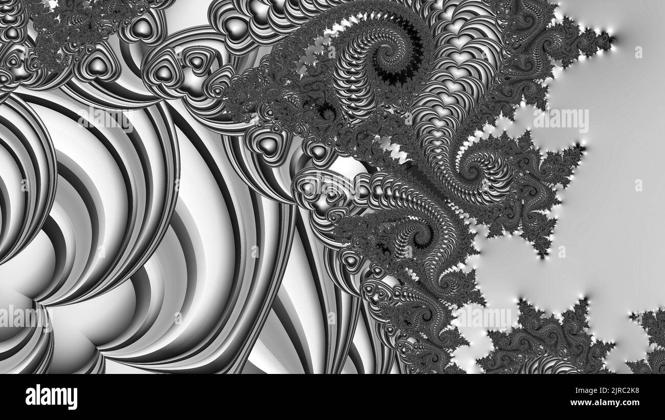 Abstract Computer generated Fractal design. A fractal is a never-ending ...