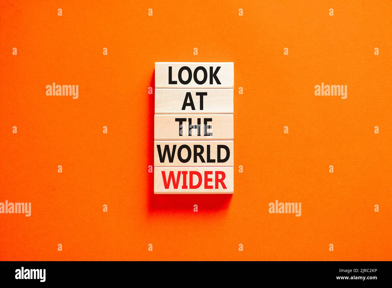 Look at the world wider symbol. Concept words Look at the world wider ...