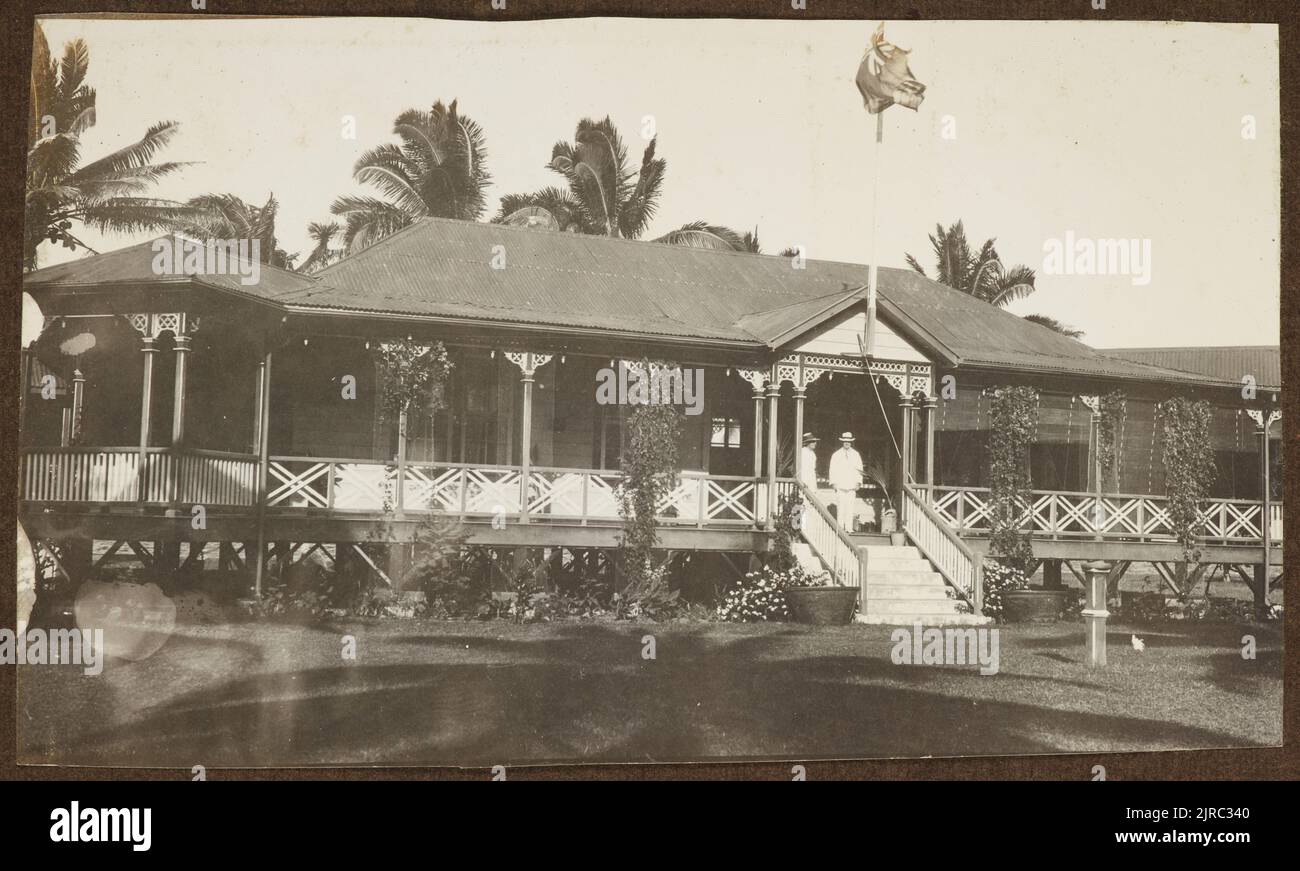Wooden house. From the album: Samoa, circa 1916, Sāmoa, maker unknown ...