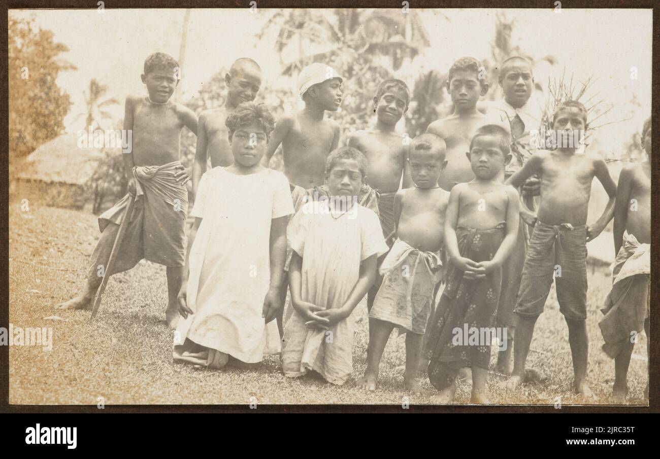 Group of samoan boys from the album hi-res stock photography and images ...