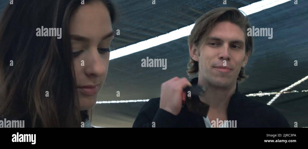 HEX, from left: Kayla Adams, Matthew Holcomb, 2022. © Lionsgate Home ...