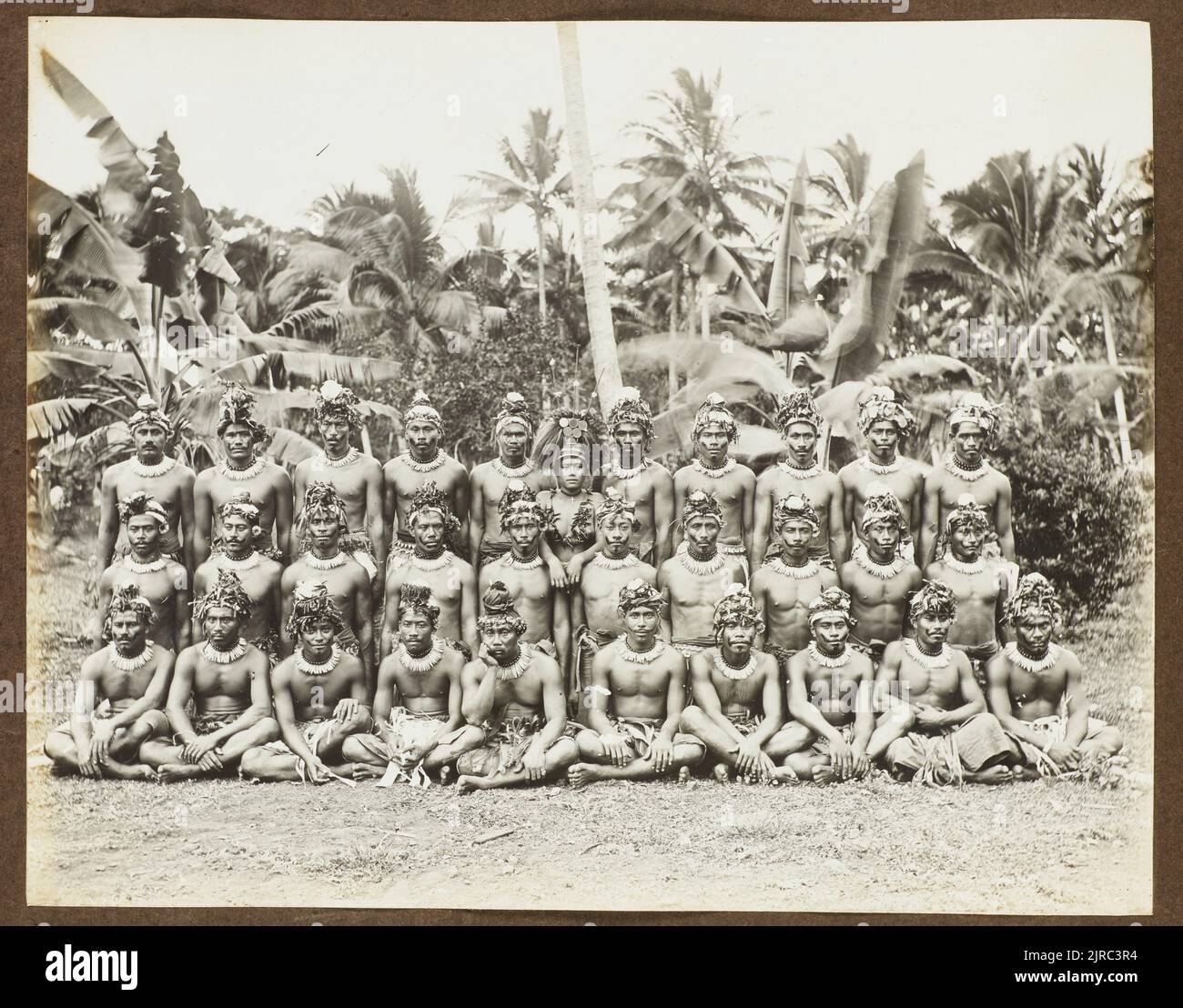 Group of samoan male dancers from the album hi-res stock photography ...