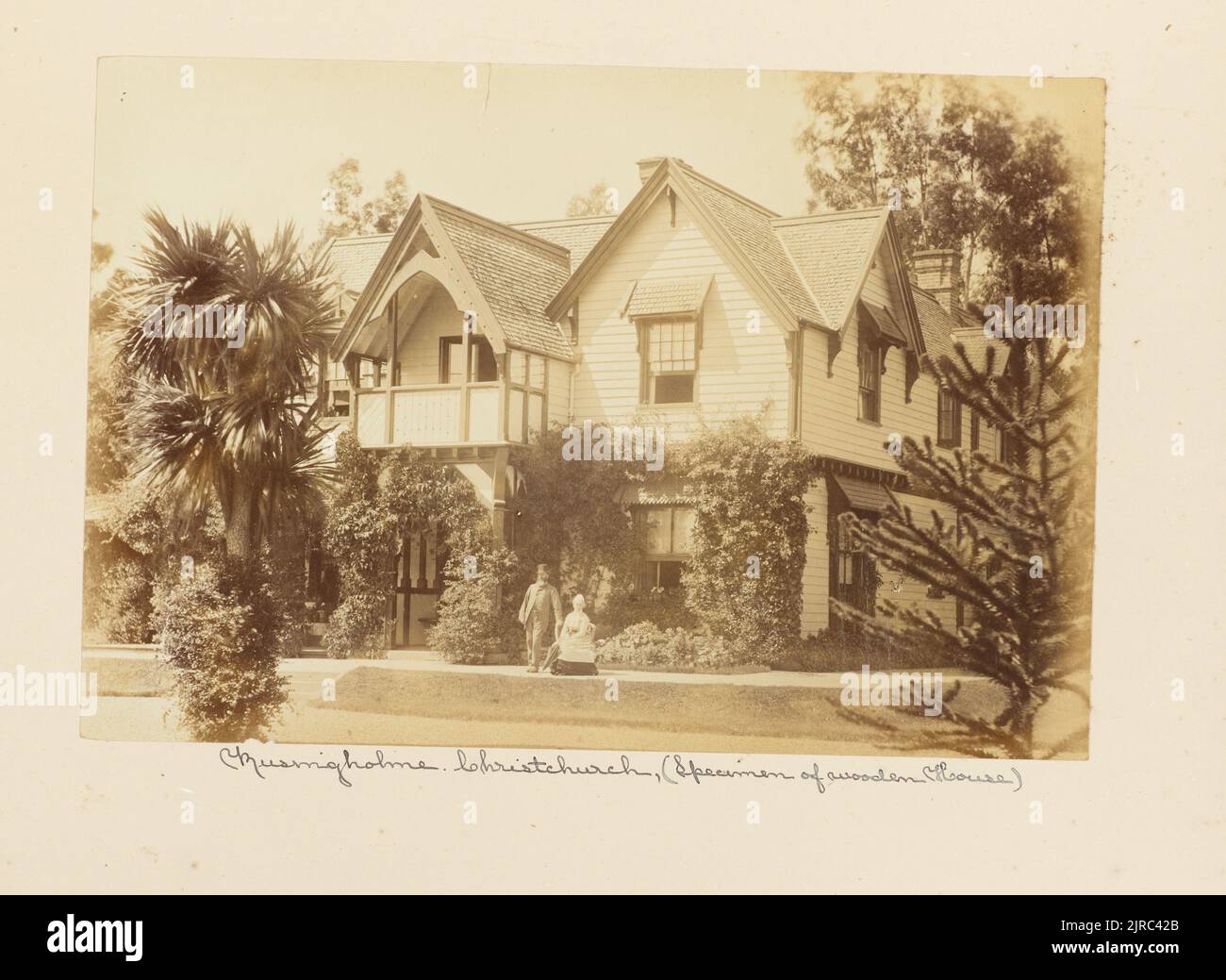 Risingholme, Christchurch (Specimen of wooden house). From the album ...
