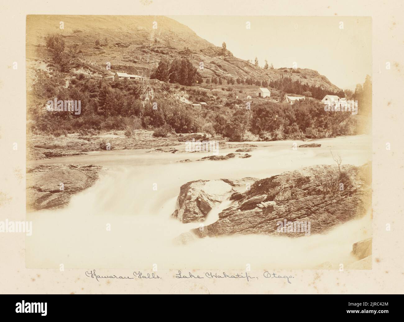 Kawarau Falls. Lake Wakatipu, Otago. From the album: New Zealand album ...