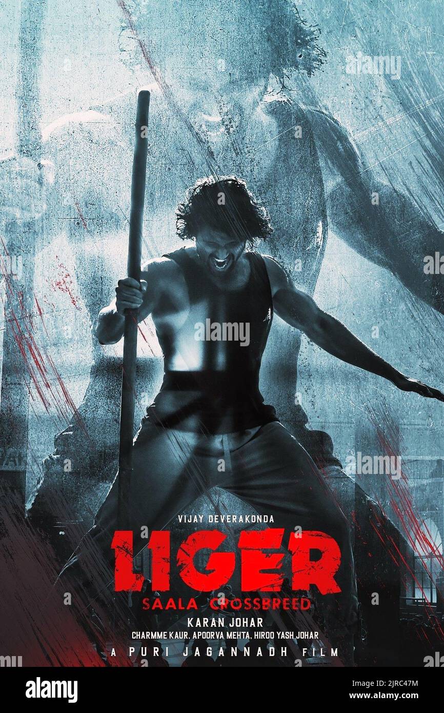 LIGER, poster, Vijay Deverakonda, 2022. © Dharma Productions / Courtesy ...