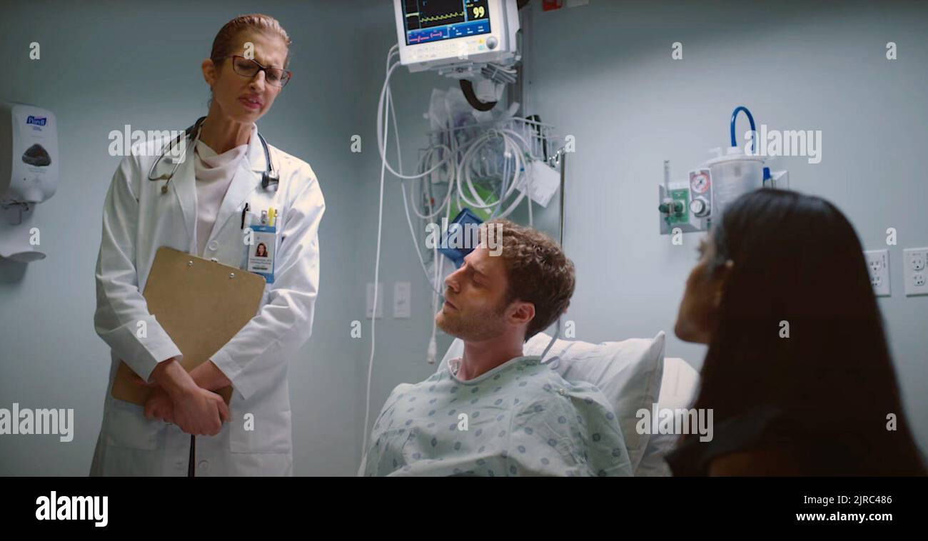 LIE HARD, from left: Alysia Reiner, Ian Niles, Melanie Chandra, 2022 ...