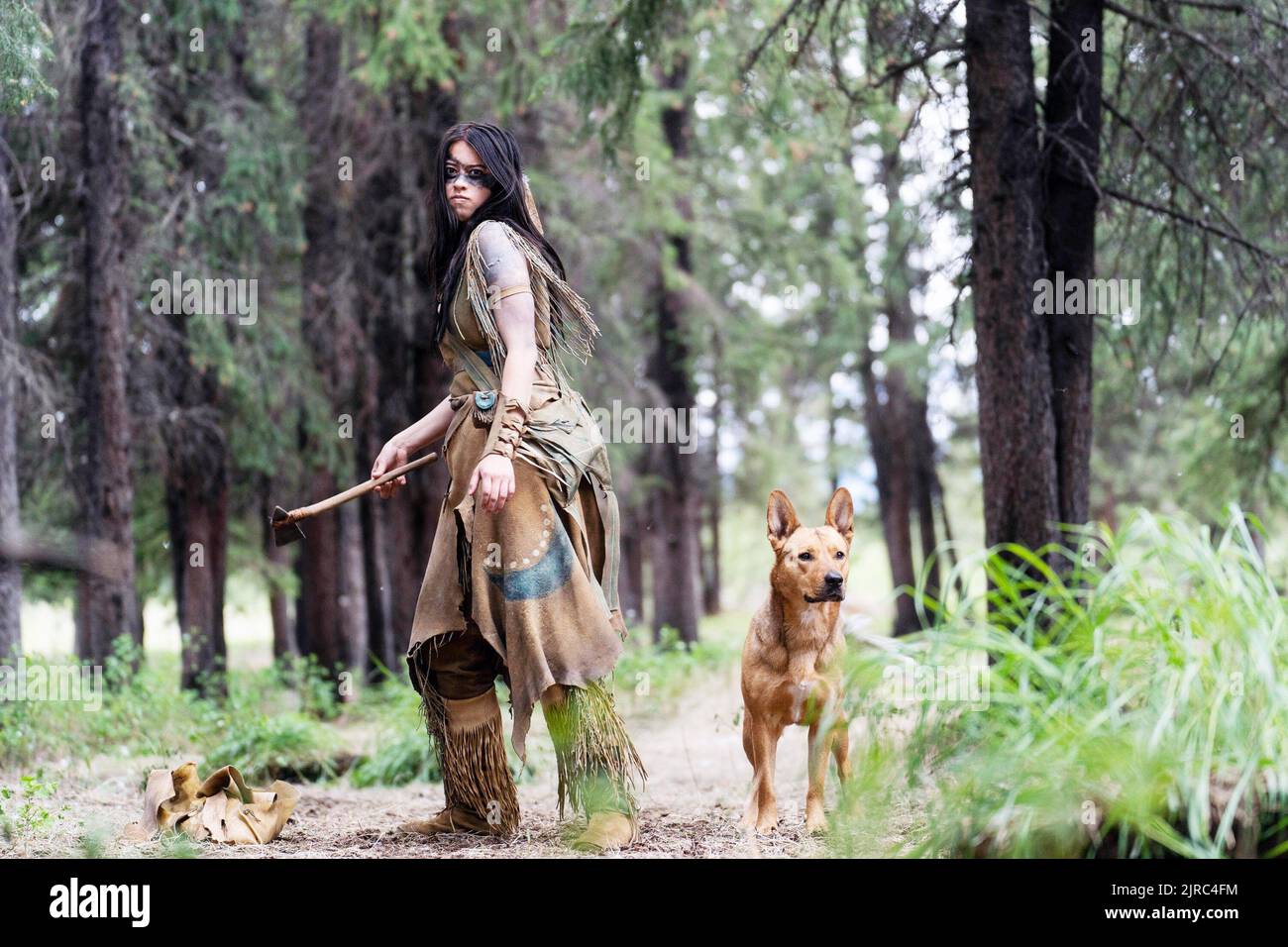 PREY, Amber Midthunder, 2022. ph: David Bukach / © Hulu / Courtesy ...