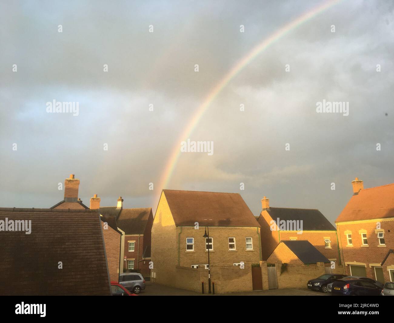Sky scene beautiful rainbow hi-res stock photography and images - Alamy